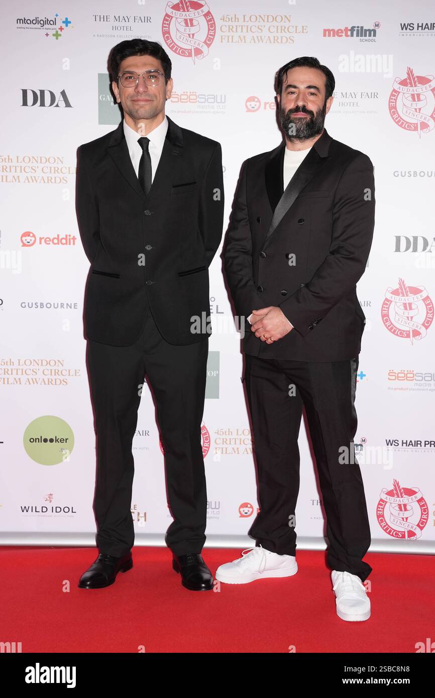 Eoin Doran (right) and guest attending the London Critics' Circle Film ...