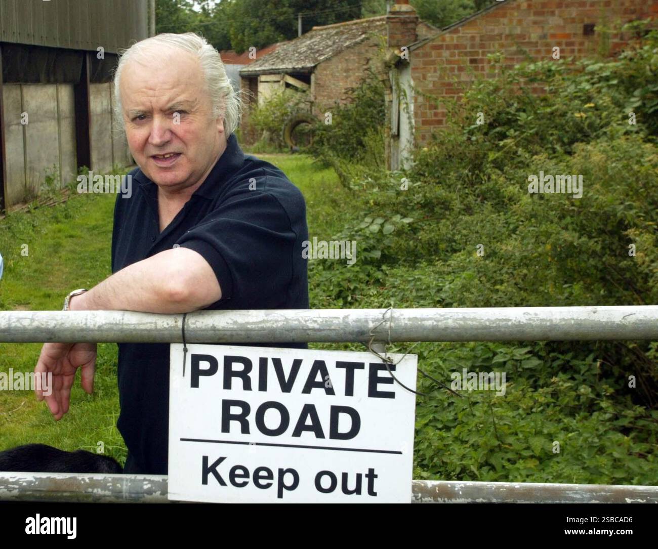 File photo dated 19/08/03 of Tony Martin outside his farmhouse Bleak ...