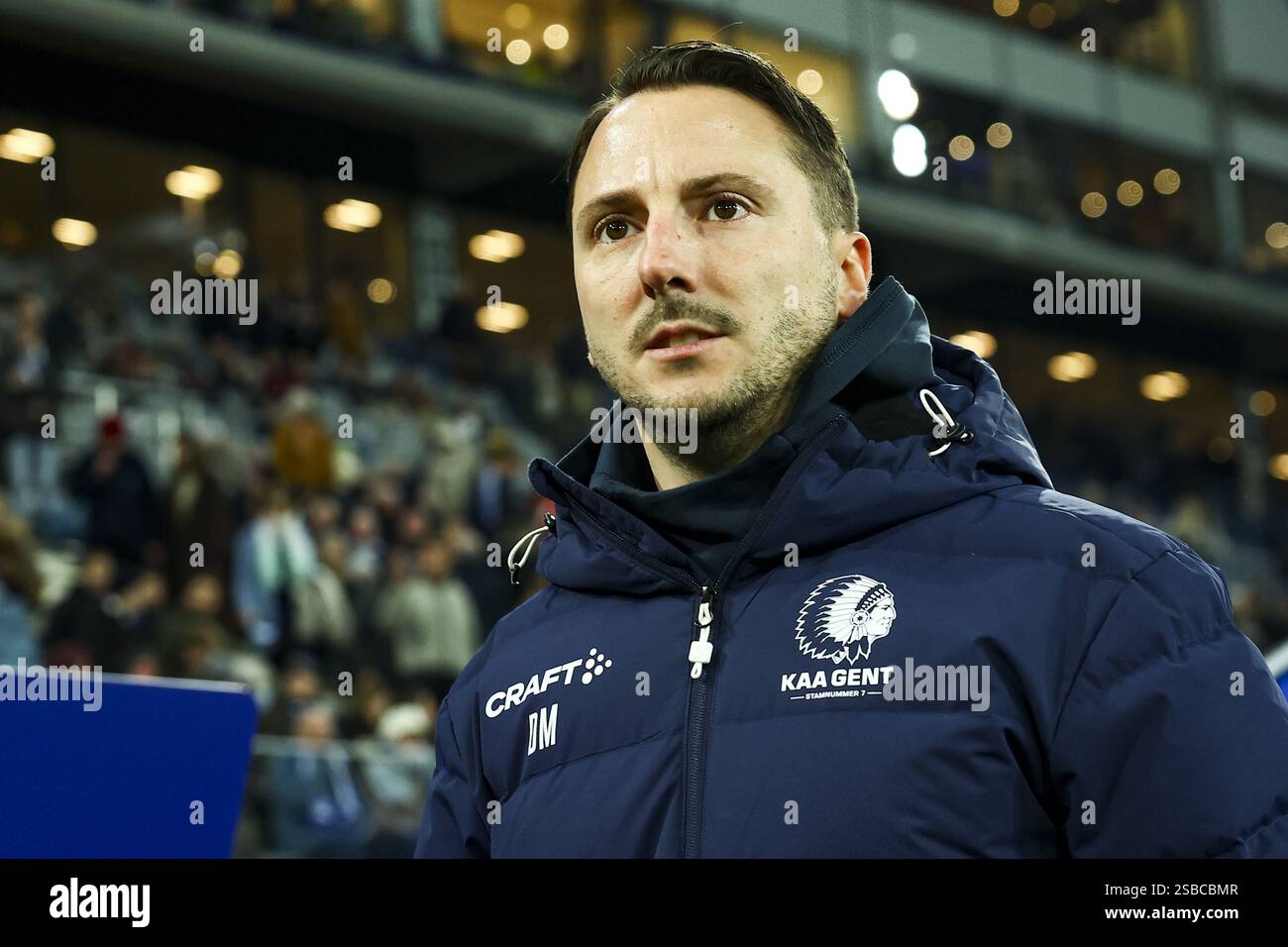 Gent, Belgium. 02nd Feb, 2025. Gent's interim head coach Danijel ...