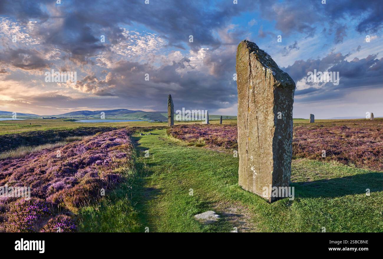Photo of the Ring of Brodgar ( circa 2,500 to circa 2,000 BC) is a ...