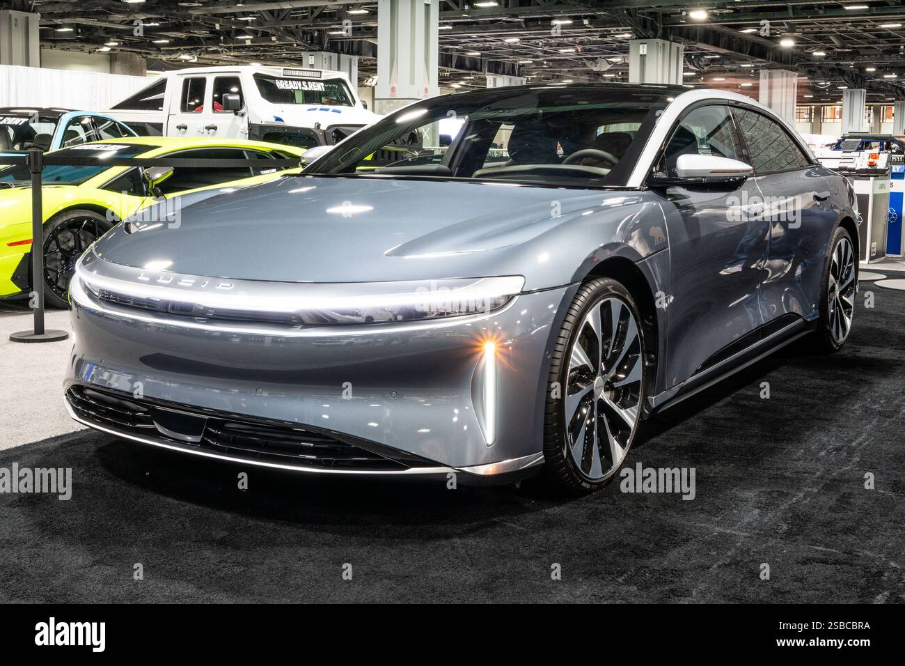 Washington, United States. 31st Jan, 2025. A 2025 Lucid Air at the ...