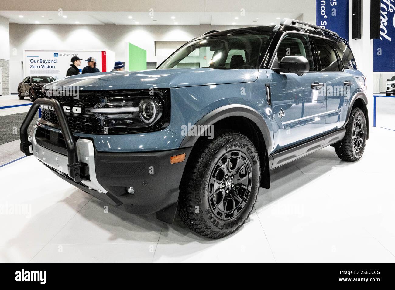 Washington, United States. 31st Jan, 2025. A 2025 Ford Bronco Sport at ...