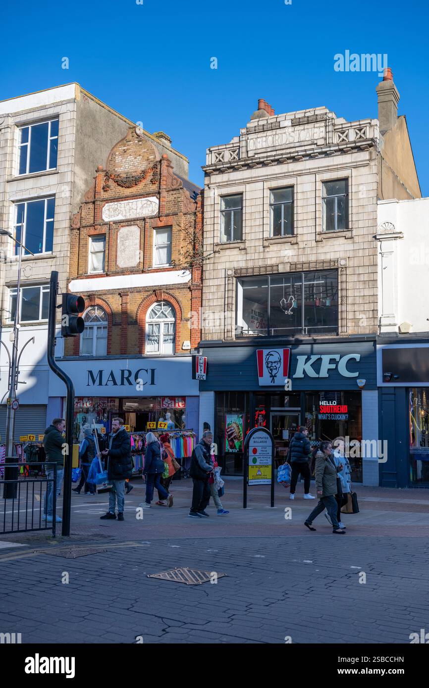 Offords Cafe now KFC at 86 High Street, Southend-on-Sea, Essex Stock ...