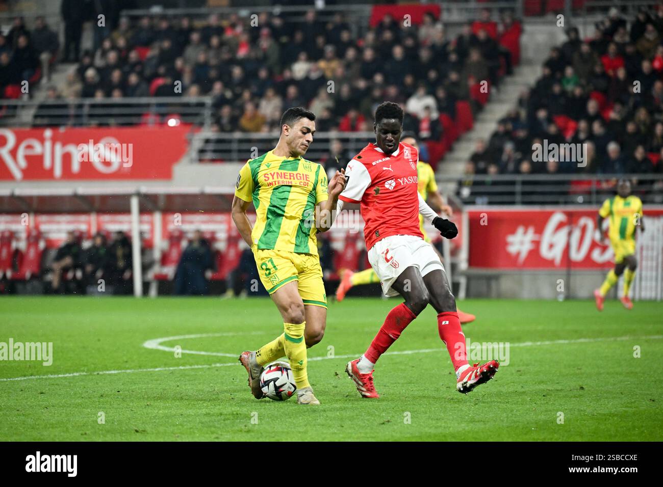 France. 01st Feb, 2025. 31 Mostafa MOHAMED (fcn) - 02 Joseph OKUMU (sdr ...