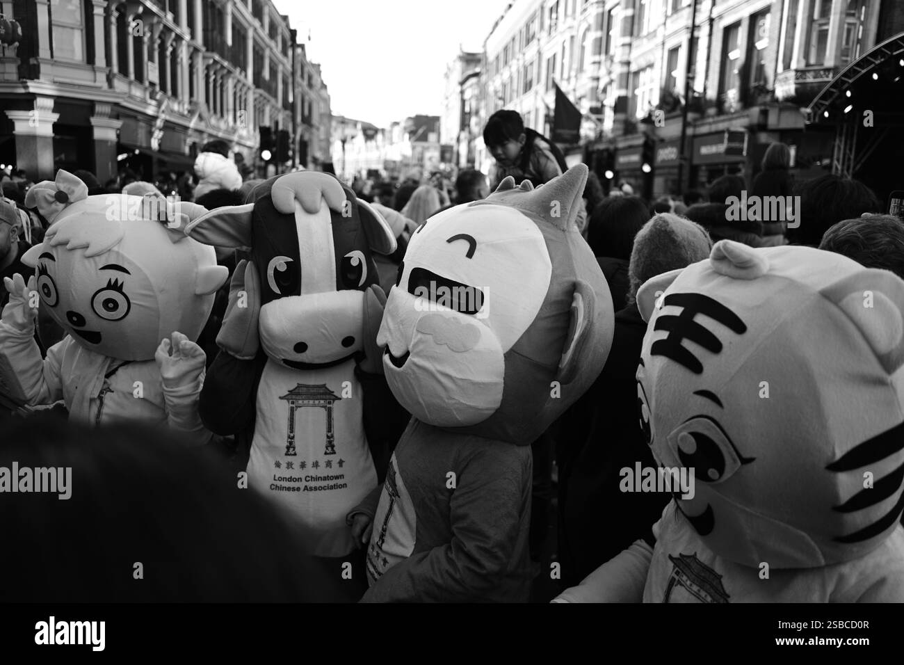 London chinese festival Black and White Stock Photos & Images - Alamy