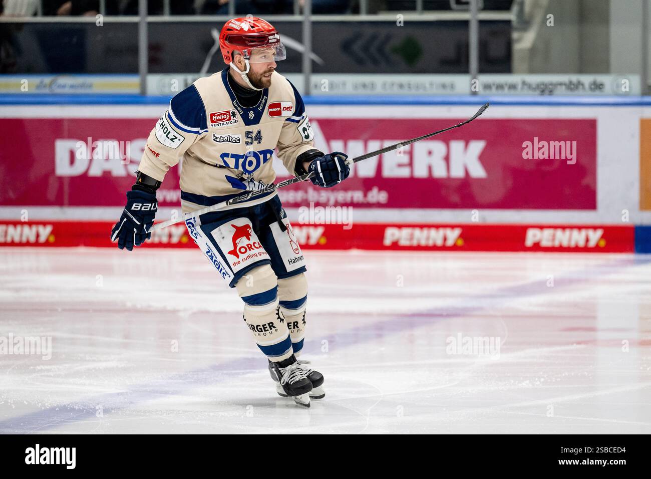 Ben Marshall (Schwenninger Wild Wings, #54). GER, Augsburger Panther vs ...