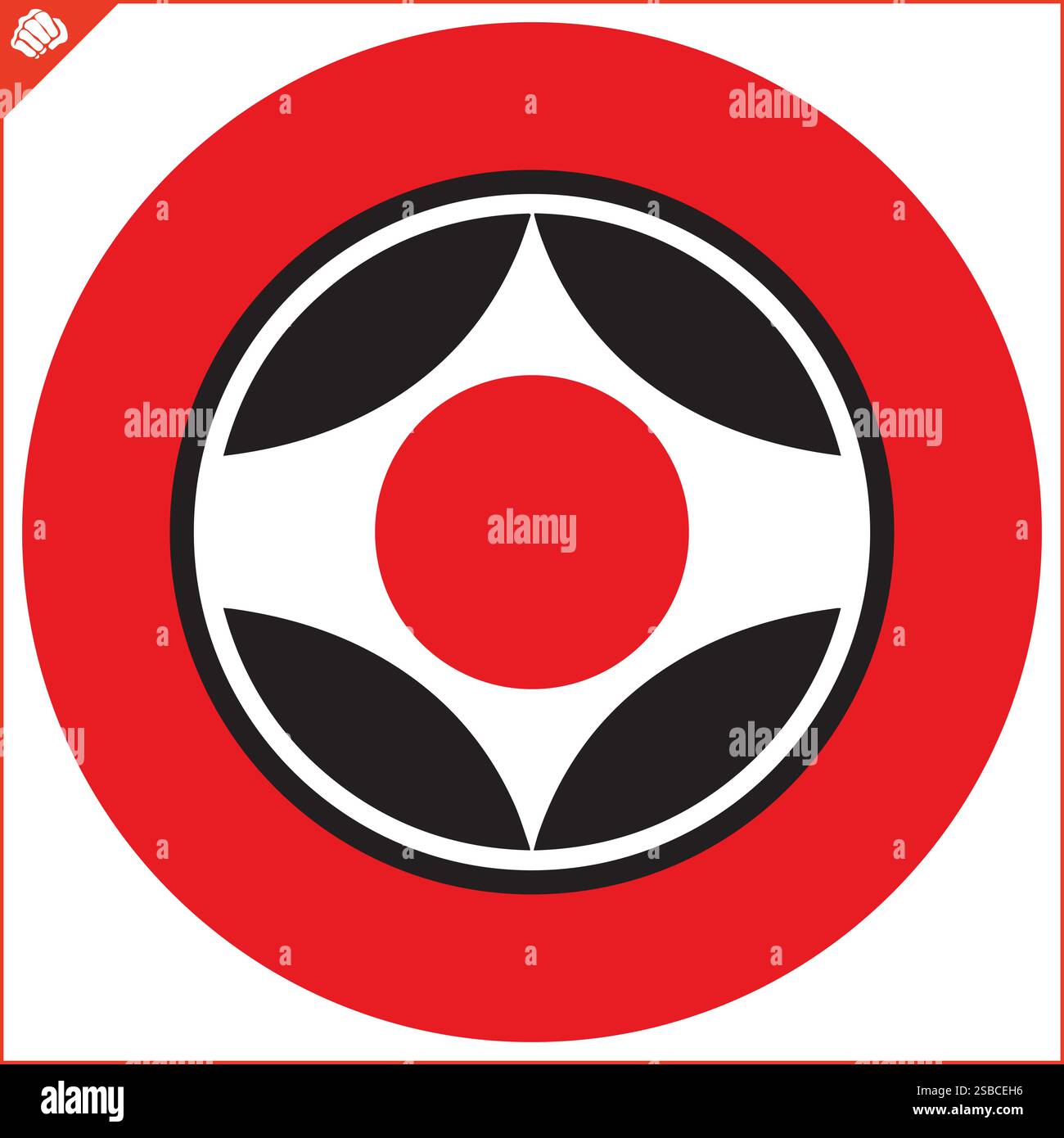 Emblem, symbol KANKU KYOKUSHINKAI KARATE Stock Vector Image & Art - Alamy