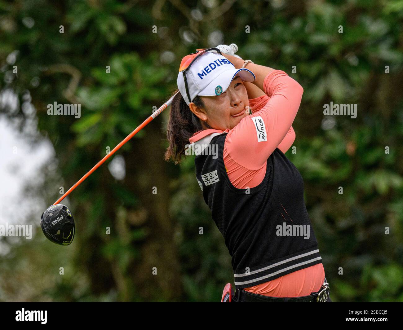 February 2, 2025: A Lim Kim of South Korea on the 1st tee during final ...