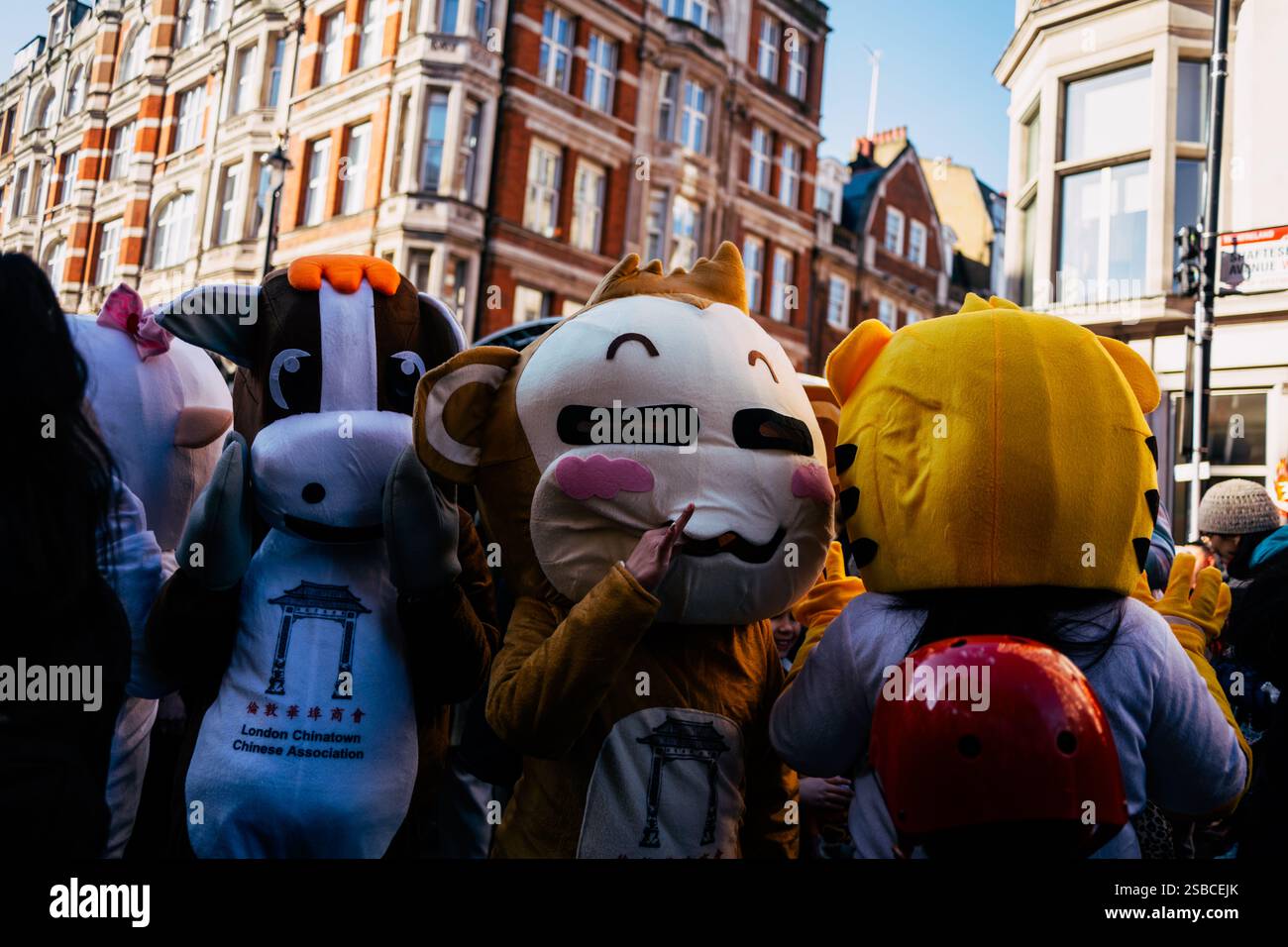 Colourful Mascots Perform During London's Chinese New Year Celebrations ...