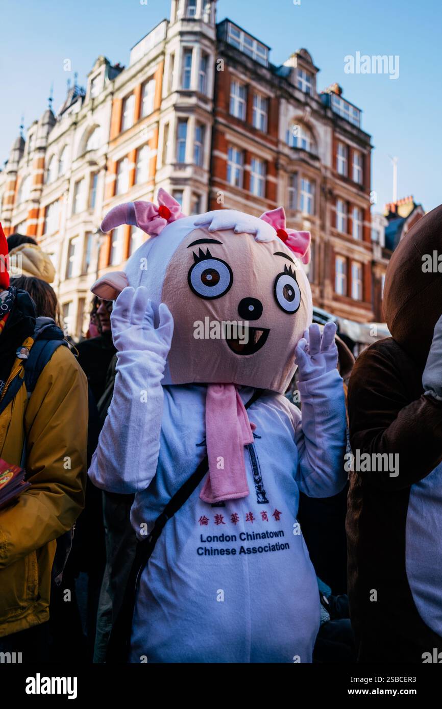 Colourful Mascots Perform During London's Chinese New Year Celebrations ...