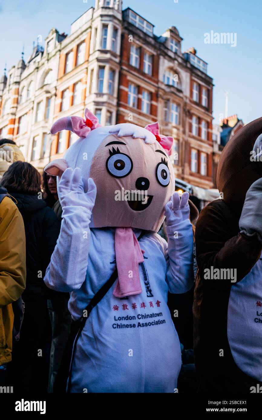 Colourful Mascots Perform During London's Chinese New Year Celebrations ...