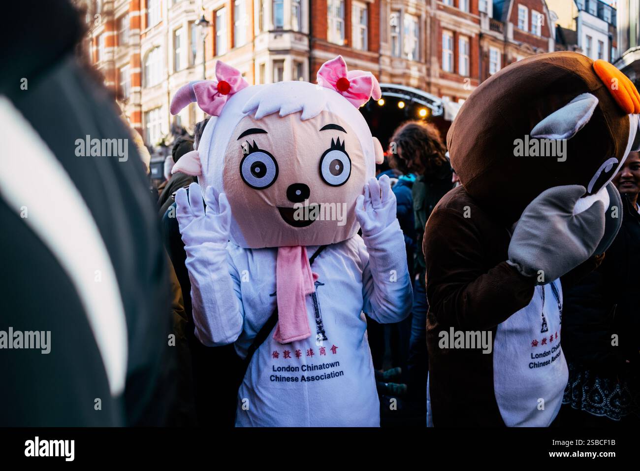 Colourful Mascots Perform During London's Chinese New Year Celebrations ...