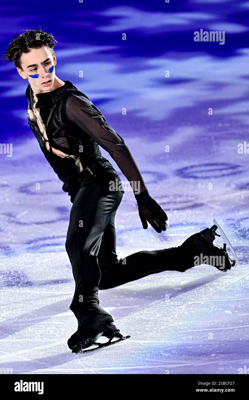 Arlet LEVANDI (EST), during the Exhibition Gala, at the ISU European ...