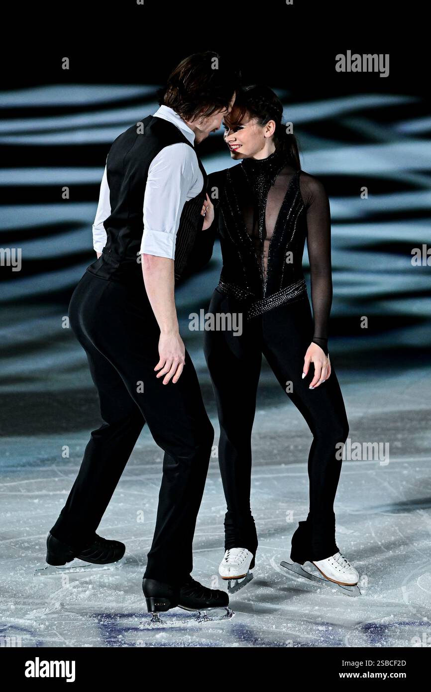 Tallinn, Estonia. 02nd Feb, 2025. Maria PAVLOVA & Alexei SVIATCHENKO ...