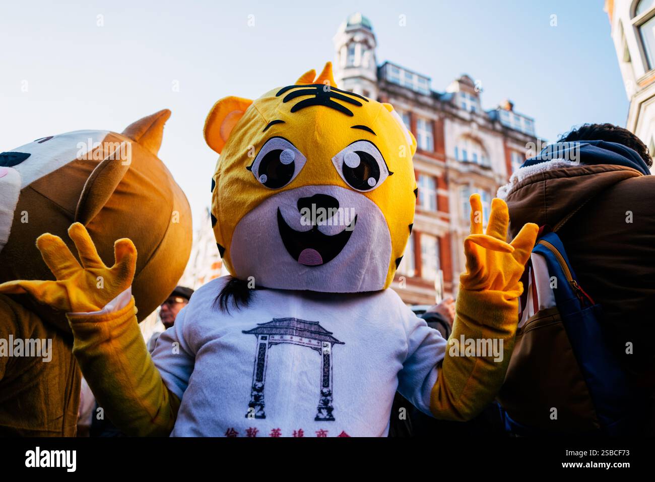 Colourful Mascots Perform During London's Chinese New Year Celebrations ...