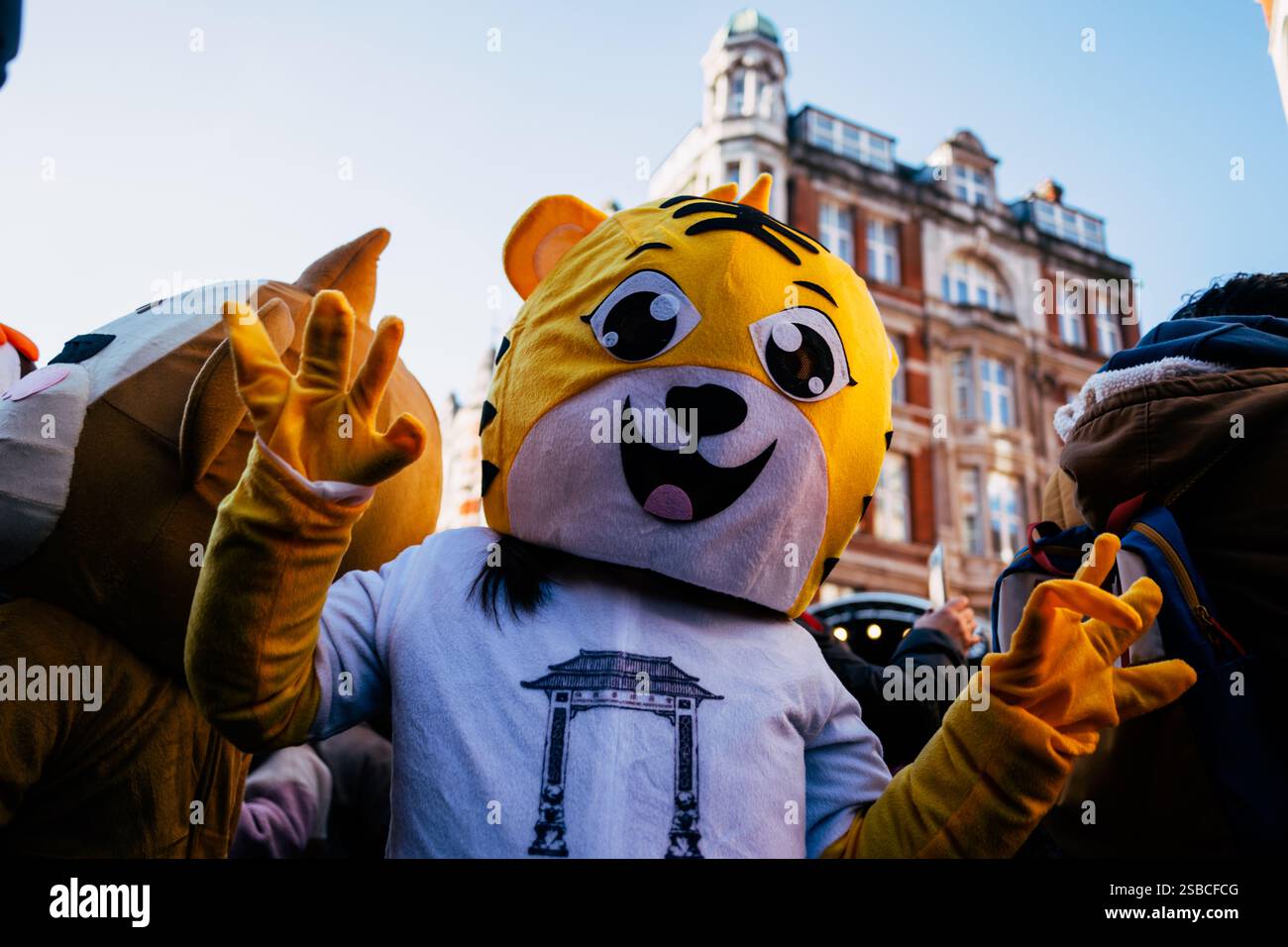 Colourful Mascots Perform During London's Chinese New Year Celebrations ...