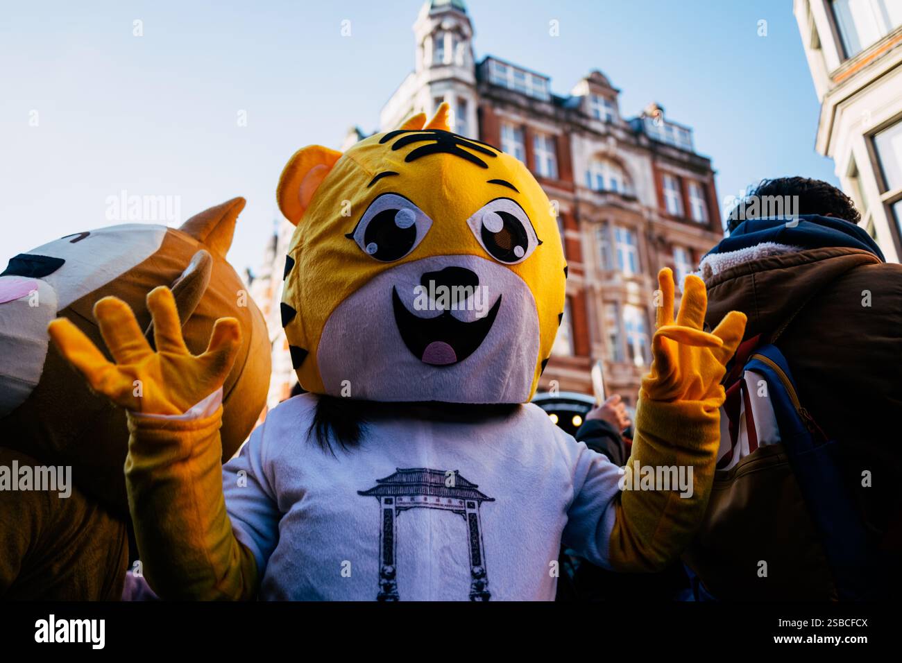 Colourful Mascots Perform During London's Chinese New Year Celebrations ...