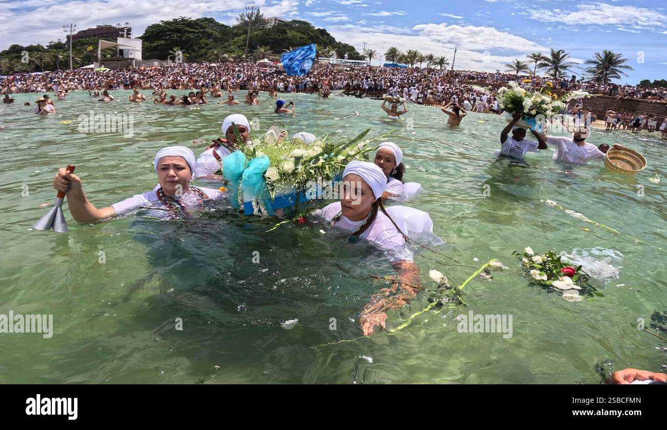 February 2, 2025, Rio De Janeiro, Rio De Janeiro, Brazil: Practitioners ...