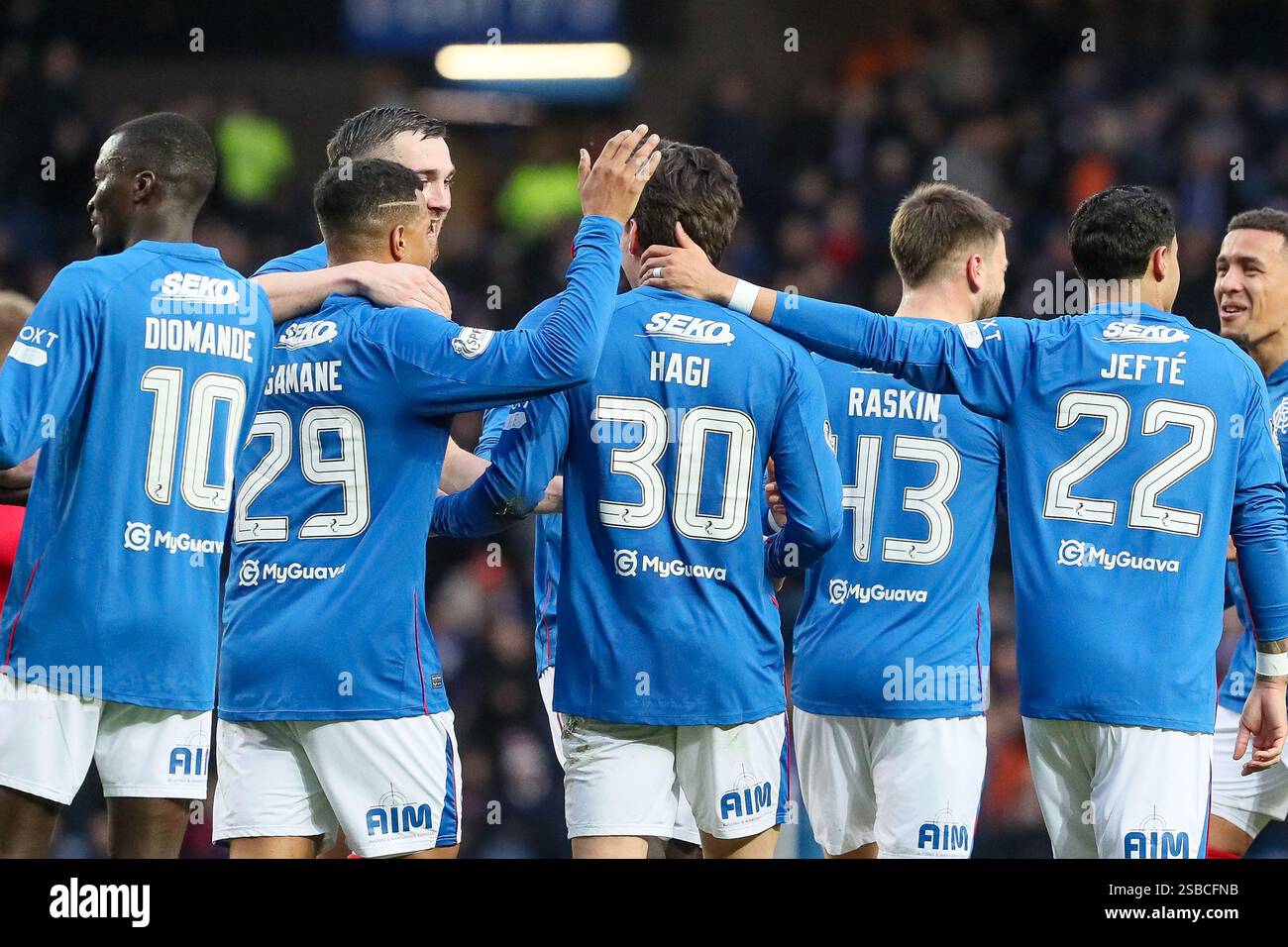 Glasgow, UK. 02nd Feb, 2025. Rangers played Ross County in the William ...