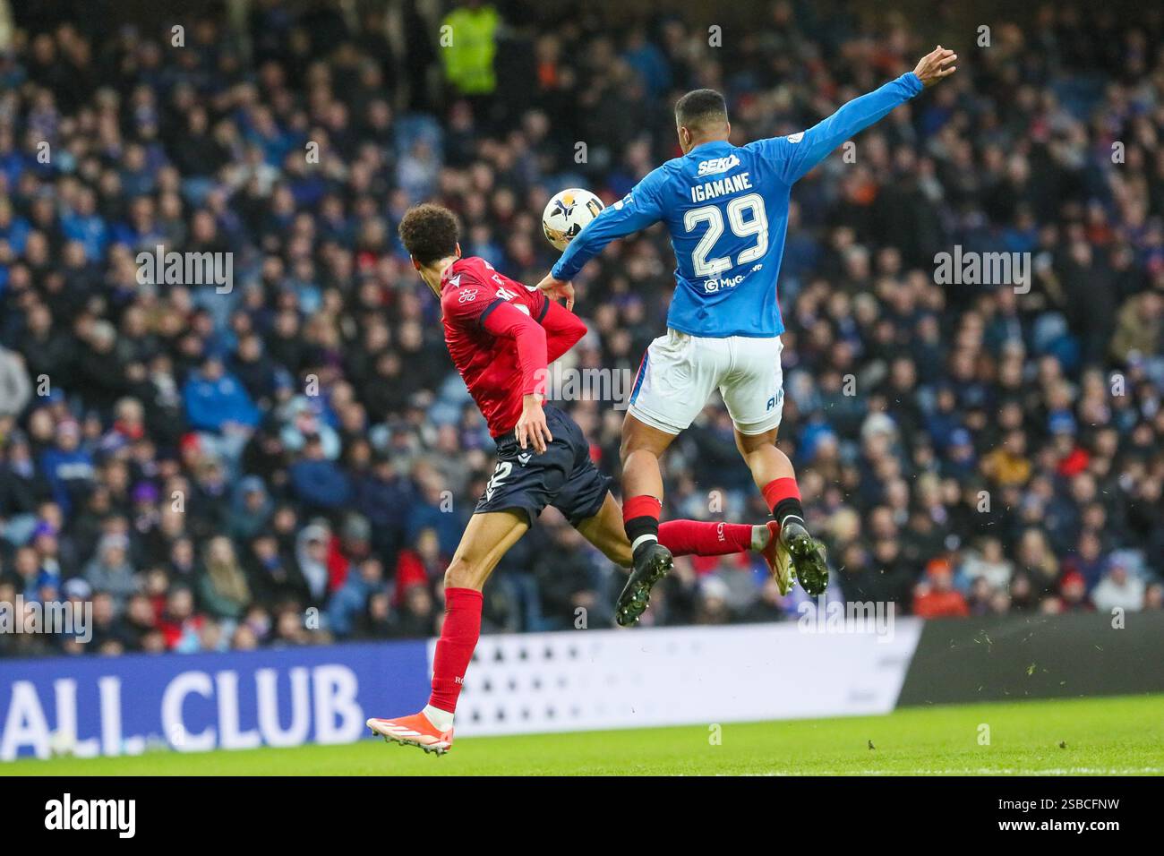 Glasgow, UK. 02nd Feb, 2025. Rangers played Ross County in the William ...
