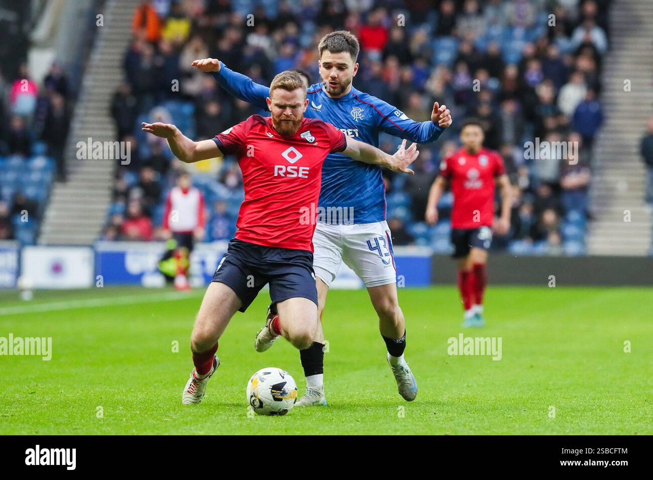 Glasgow, UK. 02nd Feb, 2025. Rangers played Ross County in the William ...