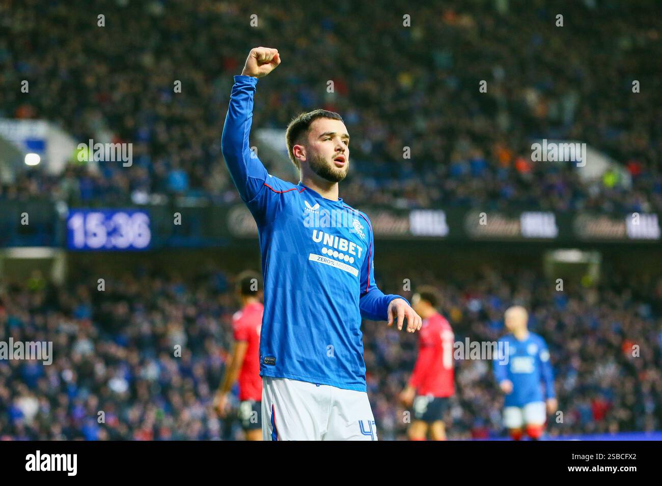 Glasgow, UK. 02nd Feb, 2025. Rangers played Ross County in the William ...