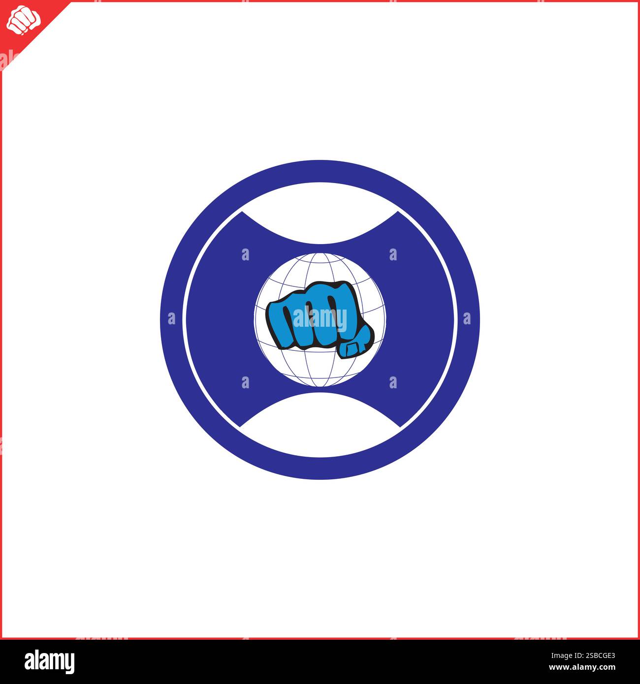 Emblem style martial arts. Logo of the Federation Stock Vector Image ...