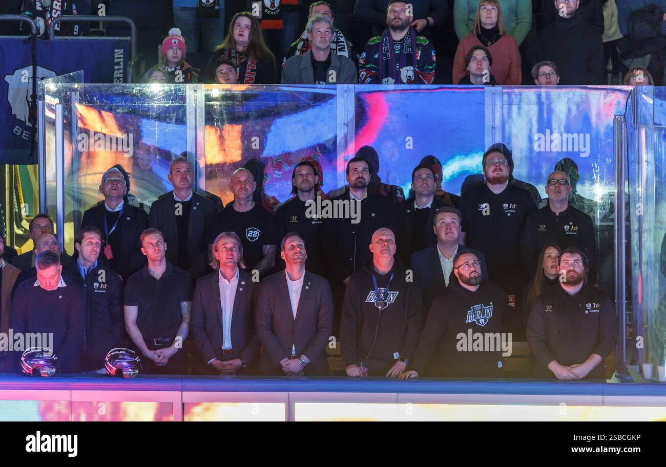 Berlin, Germany. 02nd Feb, 2025. Ice hockey: DEL, Eisbären Berlin ...