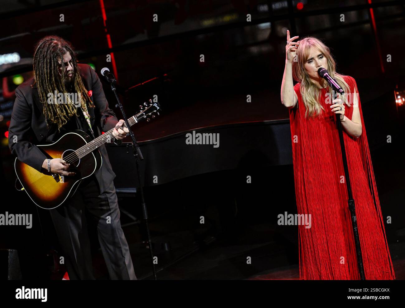 Suki Waterhouse performs at the American Heart Association's Go Red for ...
