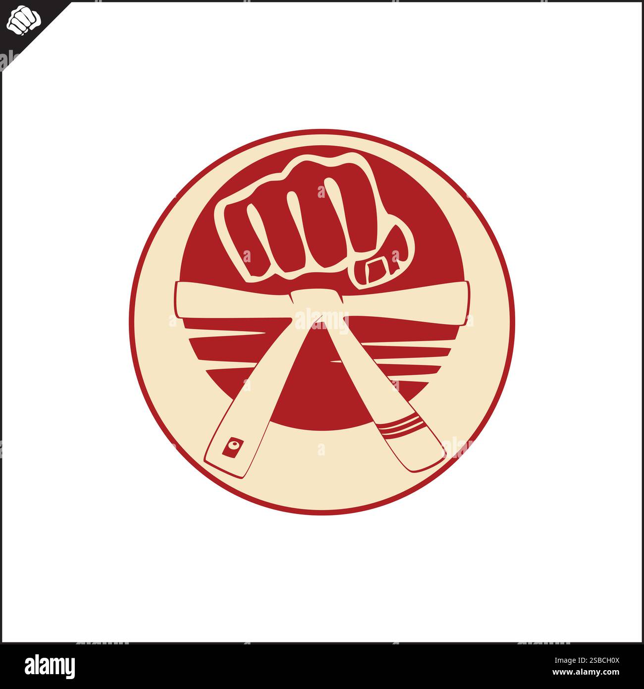 Emblem, symbol martial arts. FIST KARATE-DO Stock Vector Image & Art ...
