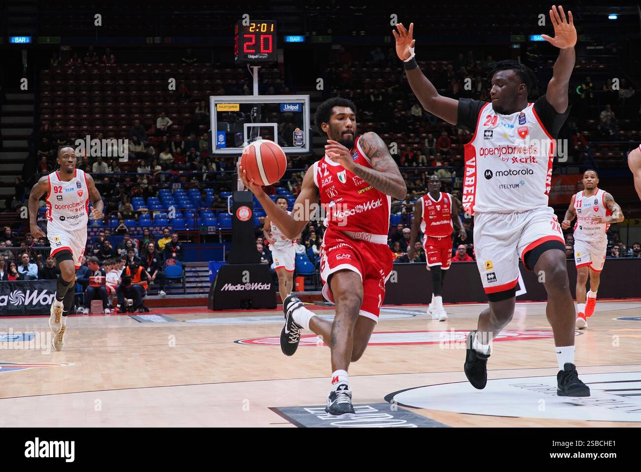 Armoni Brooks (EA7 Emporio Armani Olimpia Milano) & Elisee Assui ...