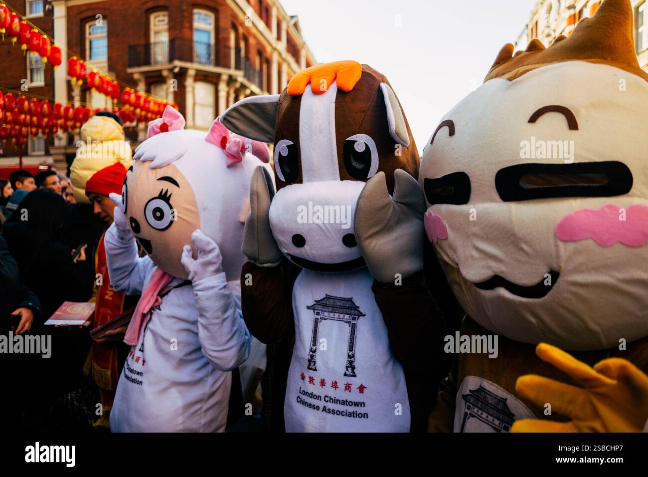 Colourful Mascots Perform During London's Chinese New Year Celebrations ...