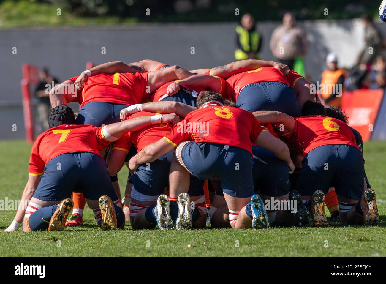 Madrid, Madrid, Spain. 2nd Feb, 2025. Players of the Spanish national ...