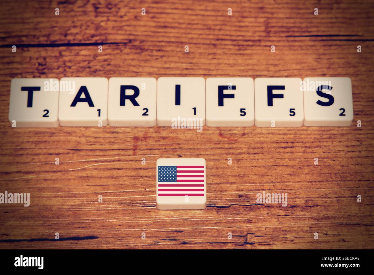 Us usa united states of america american tariffs tariff hi-res stock ...