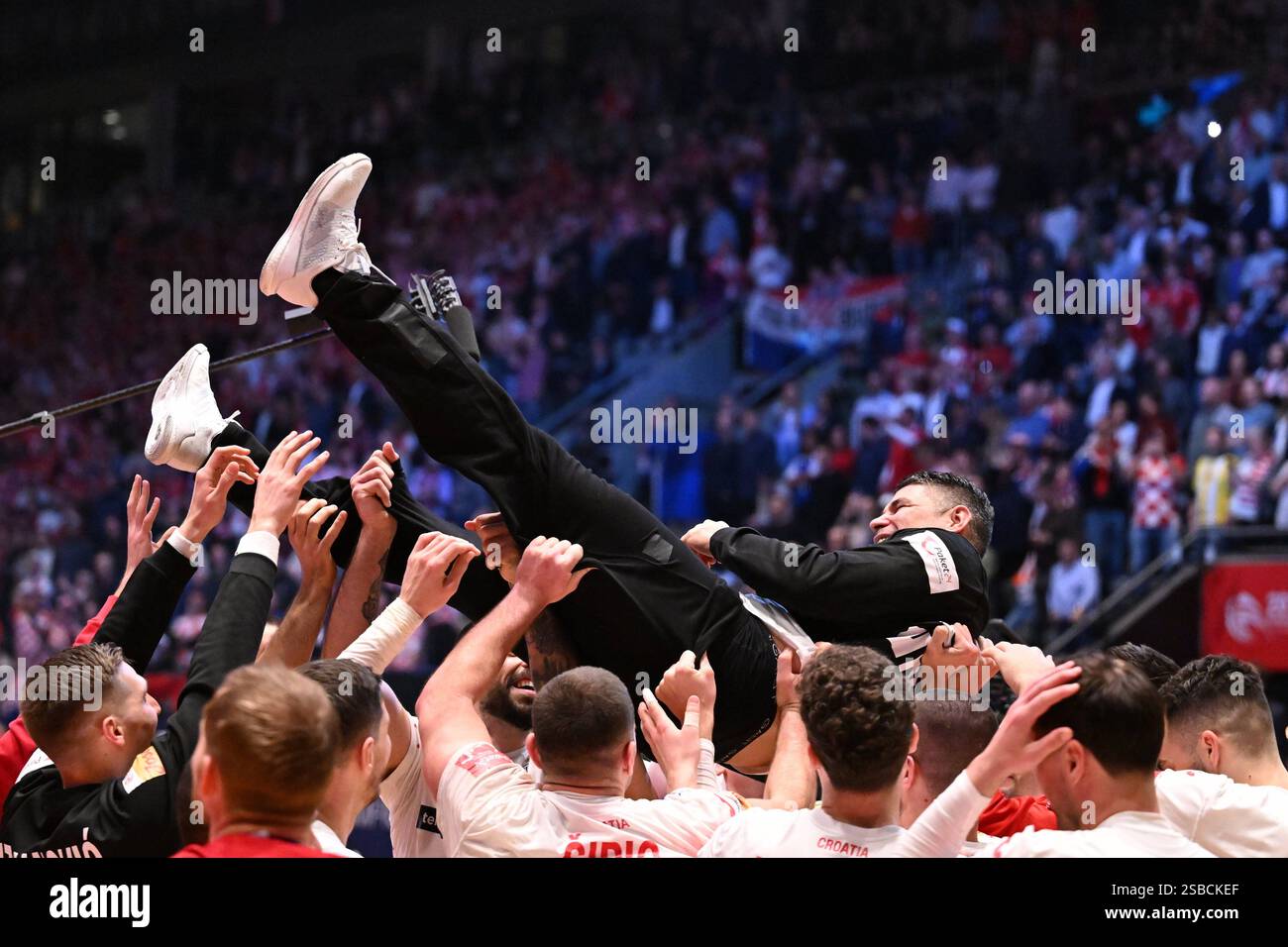 Oslo, Norway, 020225. Unity Arena. Croatia won the silver medal at the ...