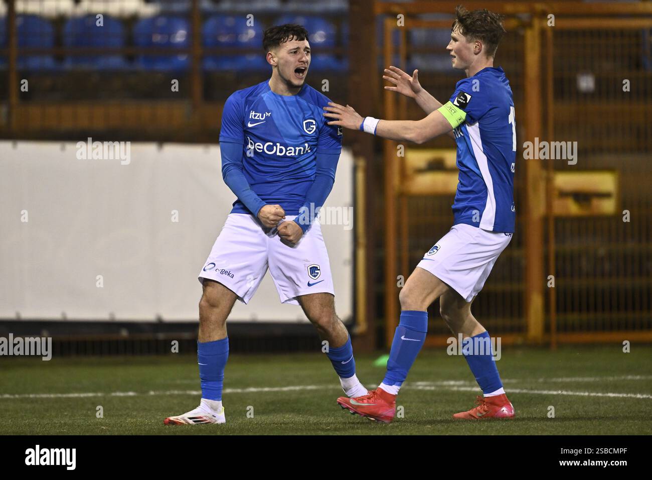 Genk's Cedric Nuozzi and Genk's Thomas Claes celebrate after scoring ...