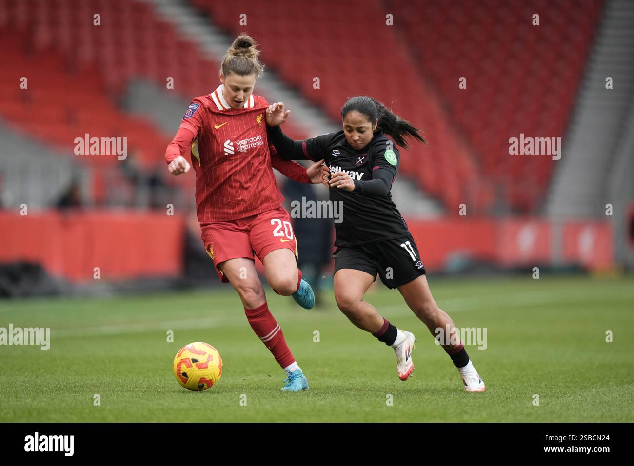 zLiverpool FC v WestHam Utd FC Barclays Womens Super League Totally Wicked Stadium. St Helens ...