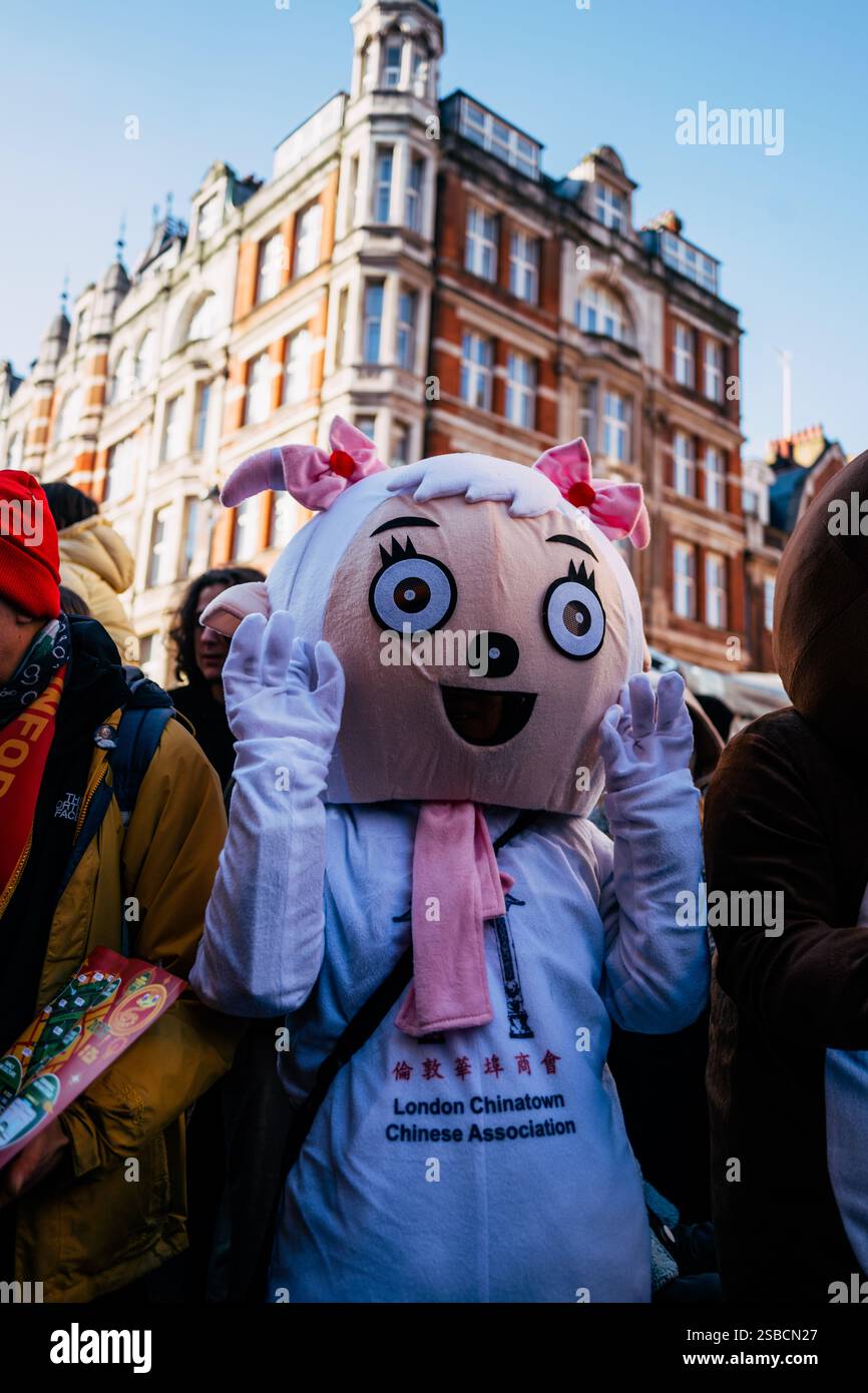 Colourful Mascots Perform During London's Chinese New Year Celebrations ...