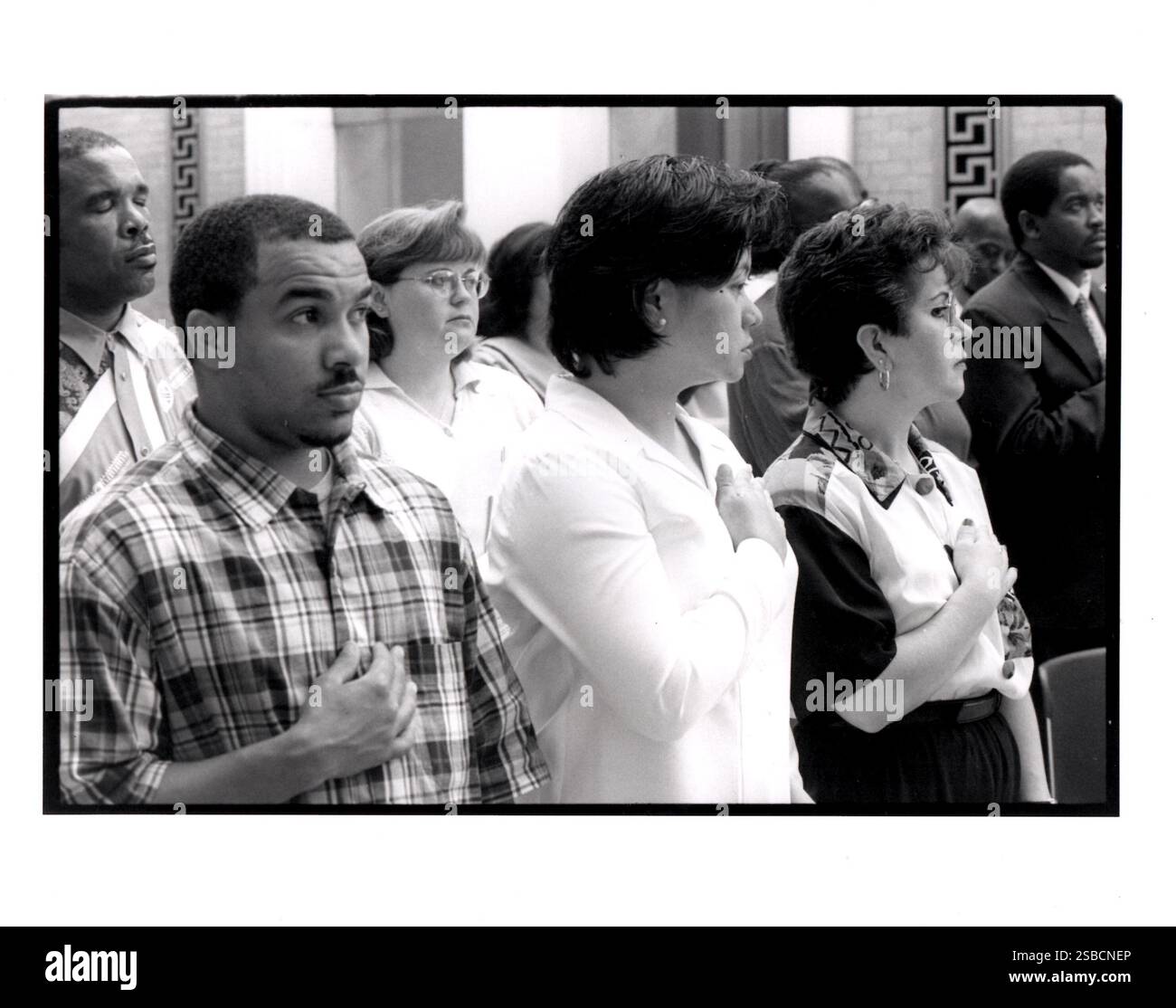 July 2, 1998, Boston, Massachusetts, US: Immigrants attend their Oath ...