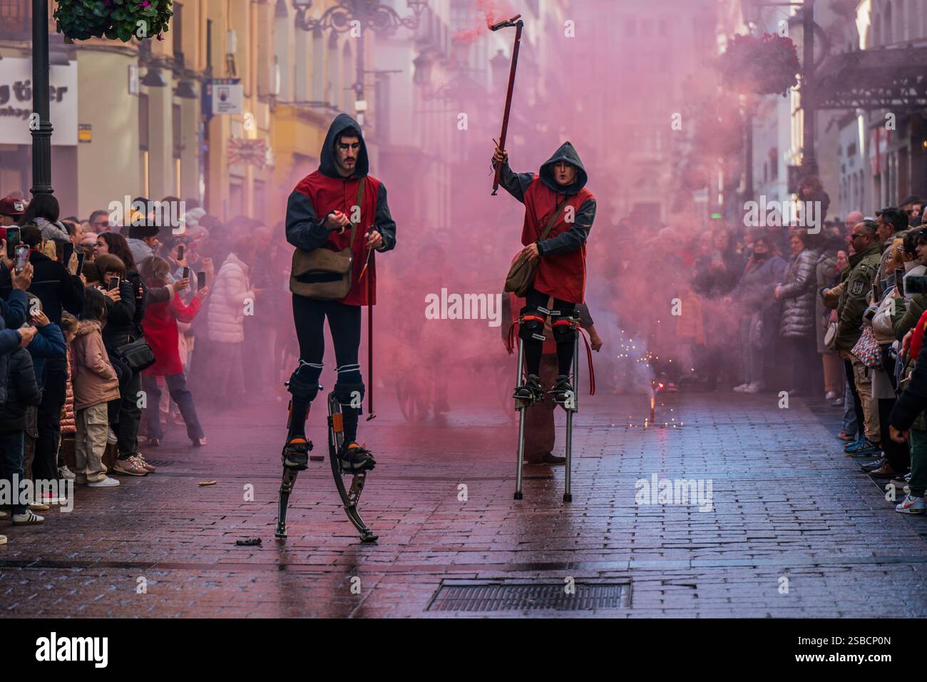 Chinese New Year celebrations in the streets of Zaragoza, Spain Stock Photo - Alamy