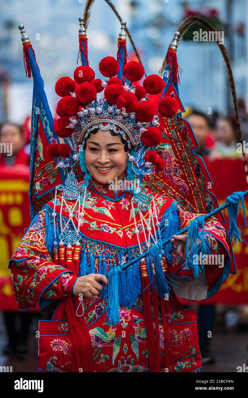 Chinese New Year celebrations in the streets of Zaragoza, Spain Stock Photo - Alamy