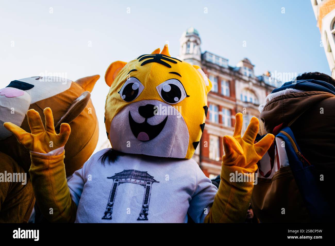 Colourful Mascots Perform During London's Chinese New Year Celebrations ...