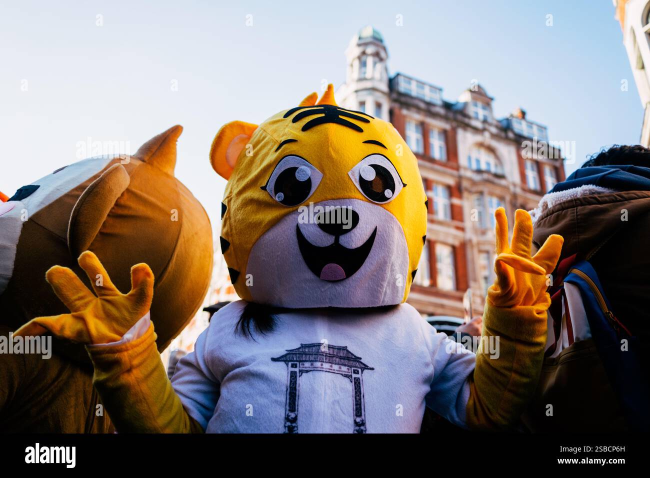 Colourful Mascots Perform During London's Chinese New Year Celebrations ...