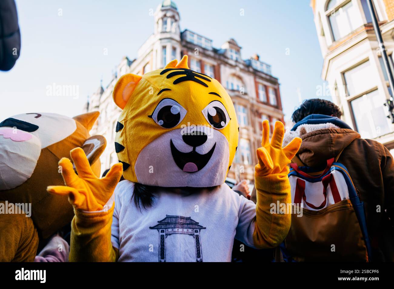 Colourful Mascots Perform During London's Chinese New Year Celebrations ...