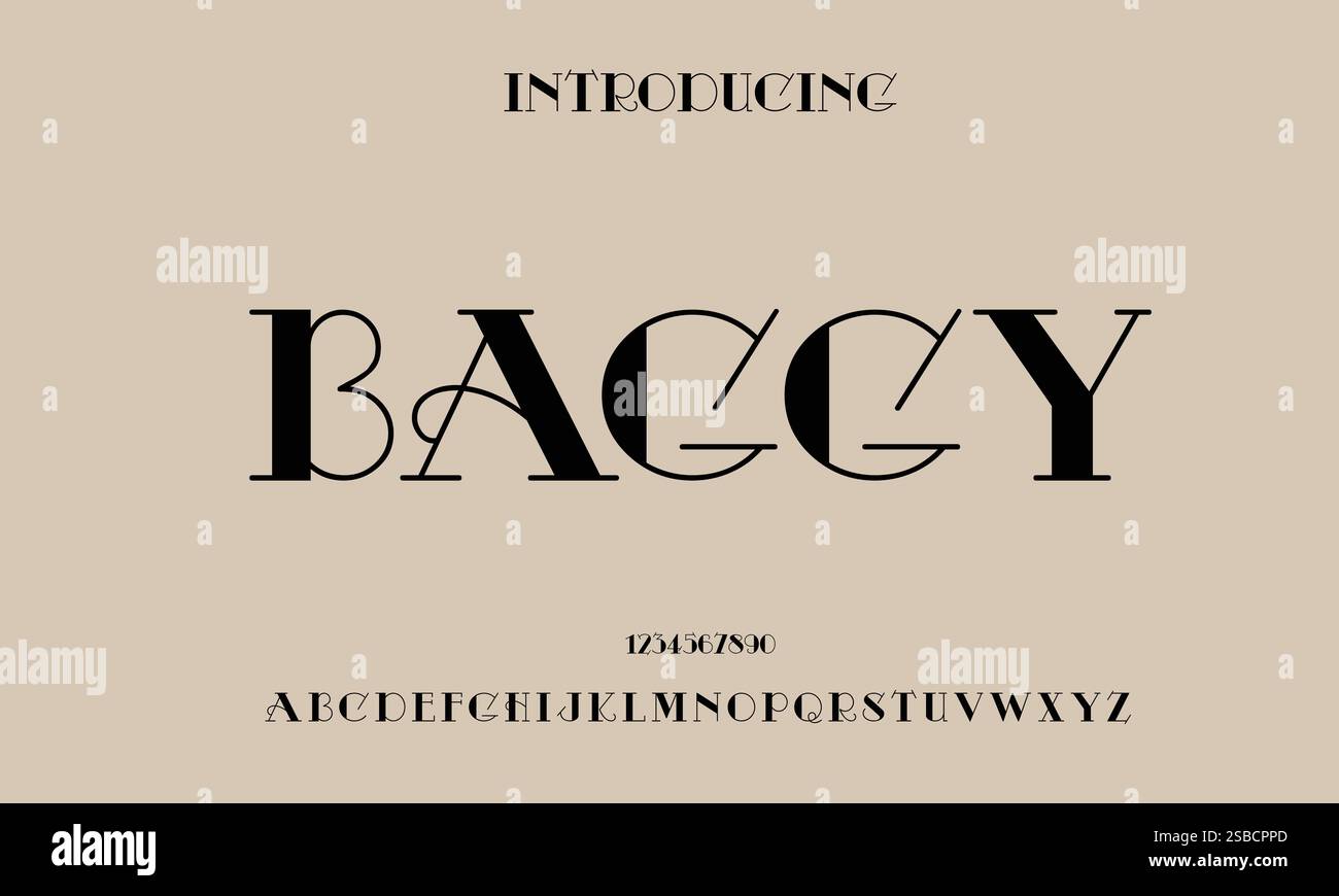 Elegant Font, Serif Typeface, Sans Serif, Modern Typography, Classic ...