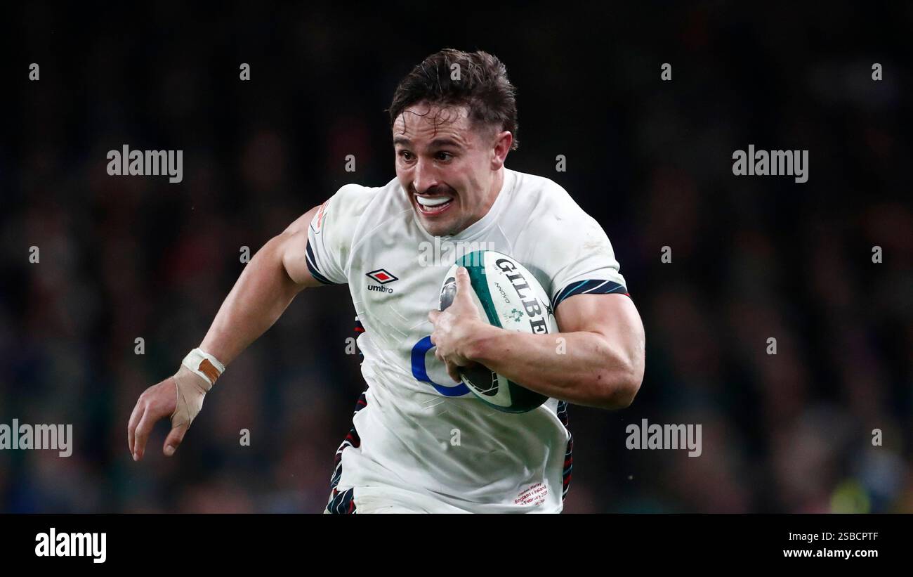 England's Cadan Murley during the Six Nations rugby union match between ...