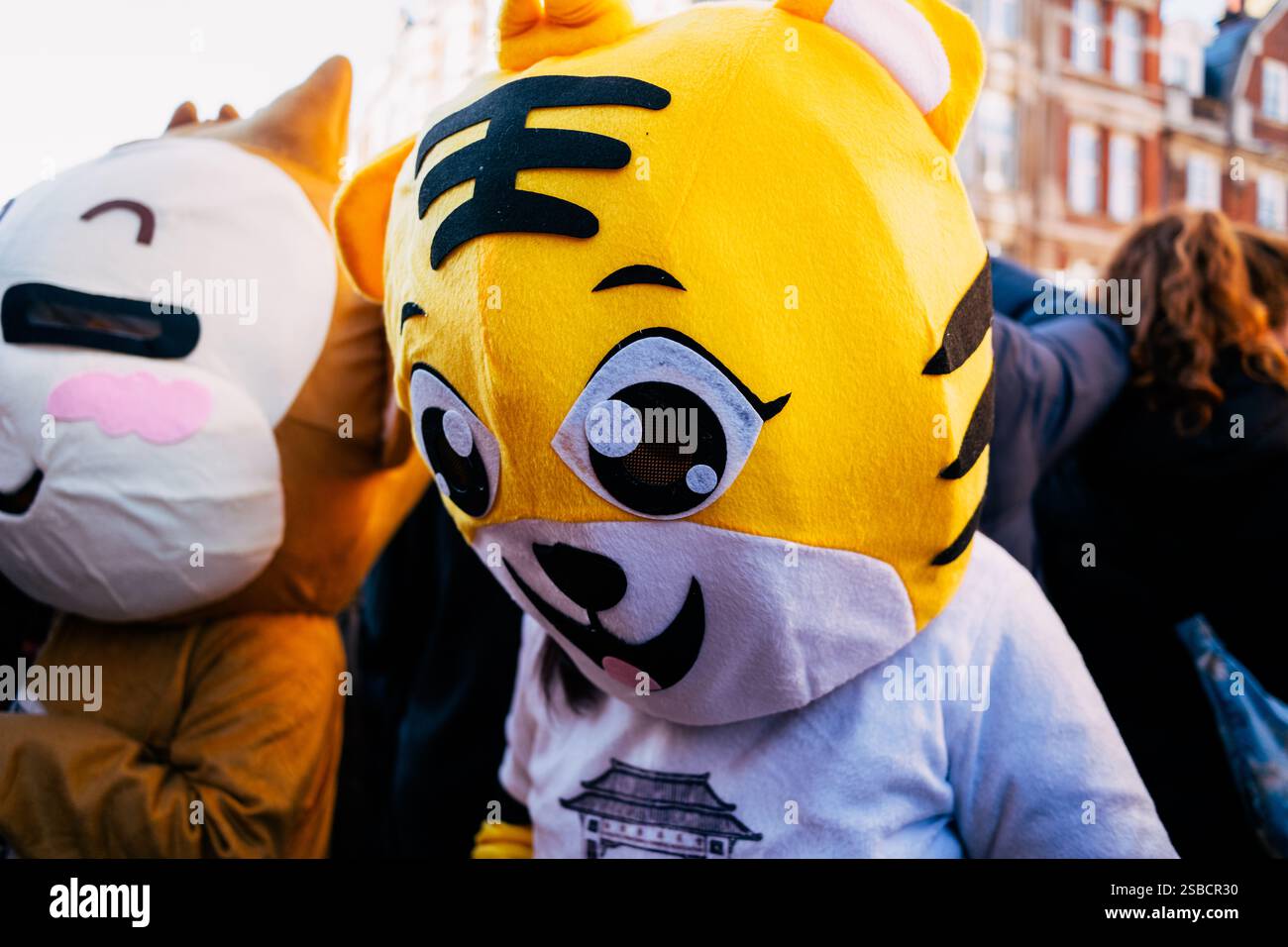 Colourful Mascots Perform During London's Chinese New Year Celebrations ...