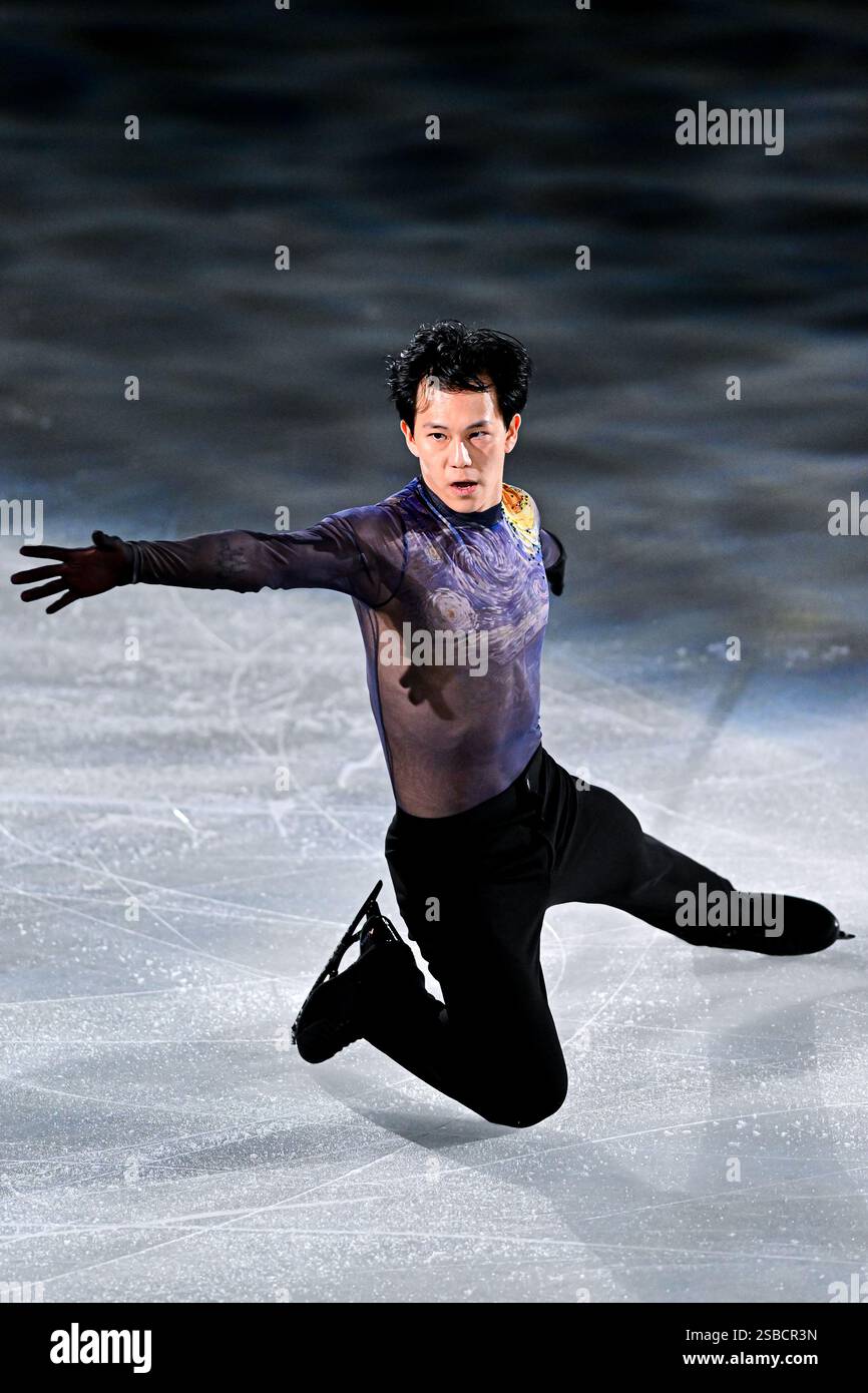 Adam SIAO HIM FA (FRA), during the Exhibition Gala, at the ISU European ...