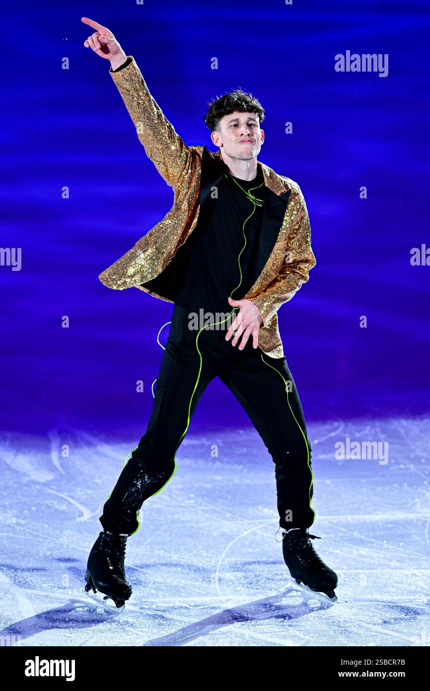 Tallinn, Estonia. 02nd Feb, 2025. Lukas BRITSCHGI (SUI), during the ...
