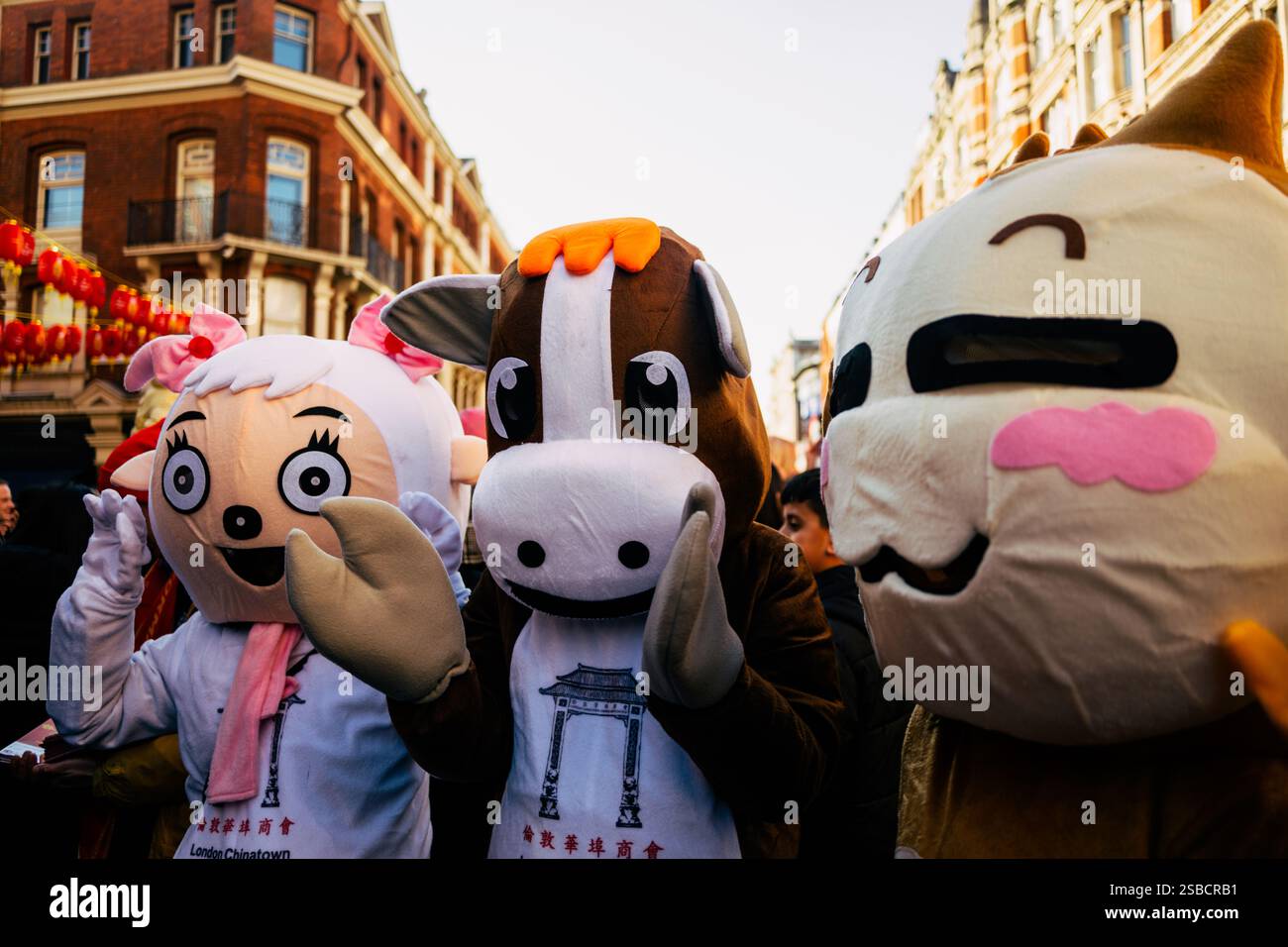 Colourful Mascots Perform During London's Chinese New Year Celebrations ...